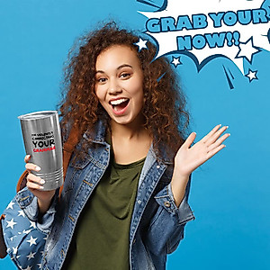 English Teacher Silver Edition Viking Tumbler 20oz - I'm violently correcting - English Teacher Commas Save Jokes School Punctuation Synonym Writing Linguistic