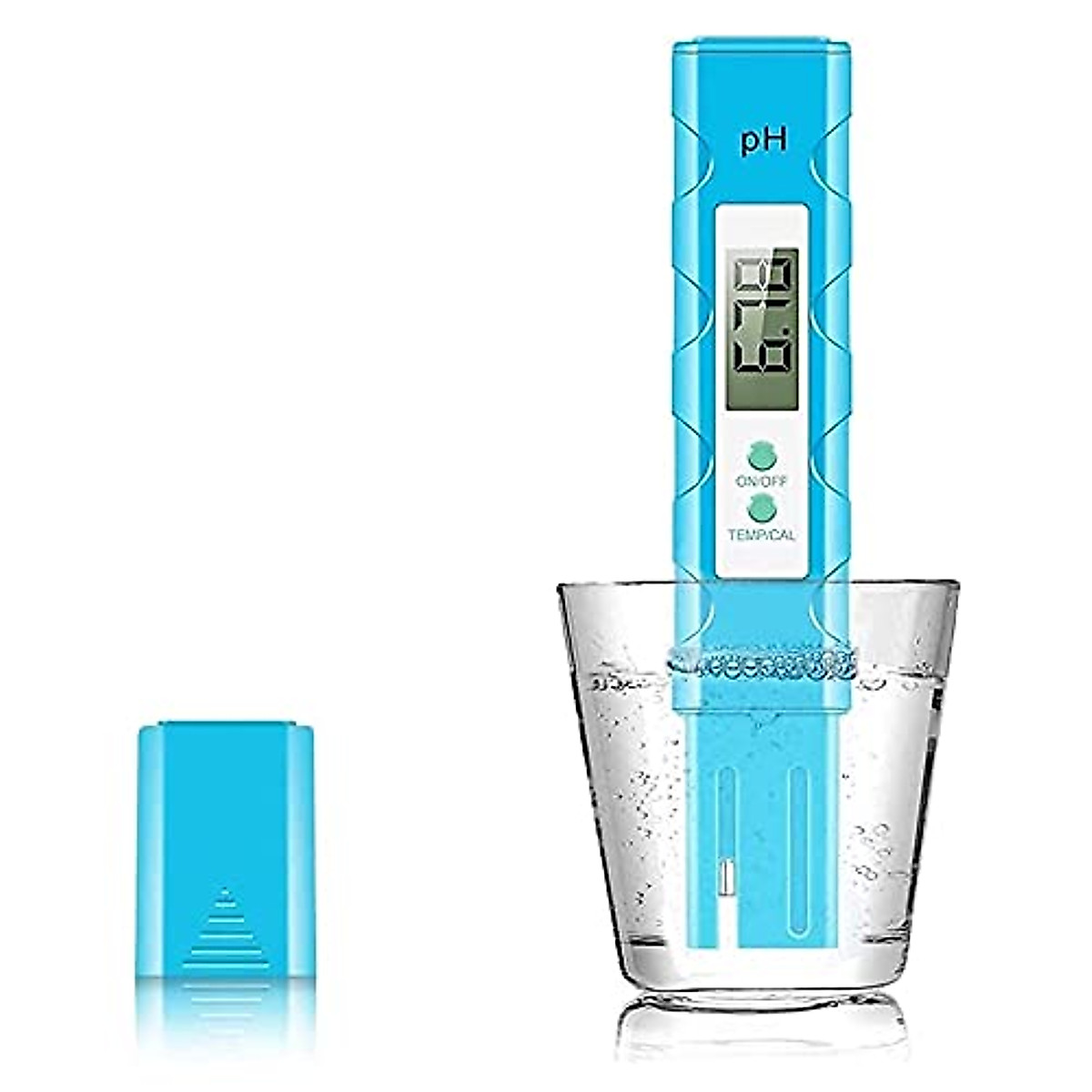 YUESFZ Precise Digital PH Meter, Professional PH Meter 0.01 PH High Precision Water Quality Tester with 0-14 PH Measurement Range, Suitable Practical Water Quality Detector