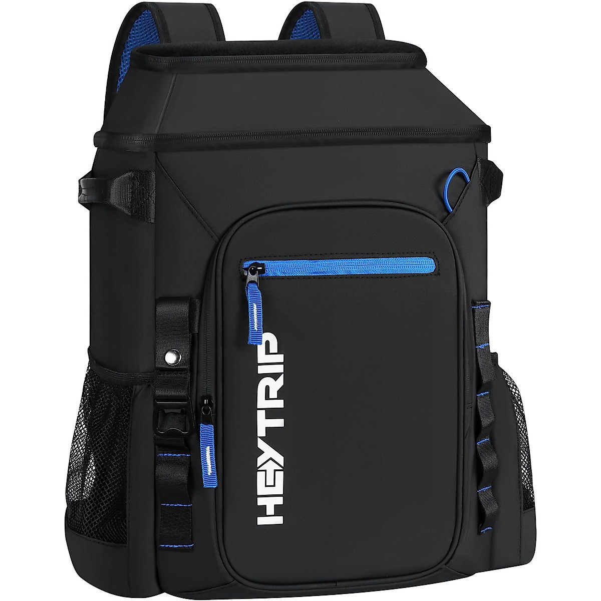 Heytrip Cooler Backpack 36 Cans Insulated Cooler Bag, Keep Freeze for 20 Hours, Waterproof & Leak-Proof Cooler with Multi-Compartments(Black)