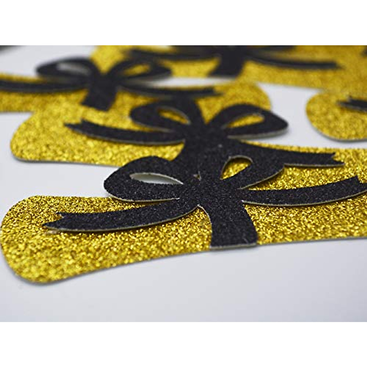 Diploma Confetti, 12pcs 4 inches Graduation Centerpeices Congrats Grad Party Decorations Graduation Table Decor Class of 2023 High School College Graduation Party Supplies (Gold & Black Glitter)
