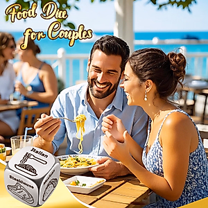 Fathers Day Dad Gifts Easter Basket Stuffers for Adults, Gifts for Him Her, Date Night Couple Gifts for Boyfriend Girlfriend, Winzwon Food Decider Dice Anniversary Wedding Birthday Gifts for Men Women