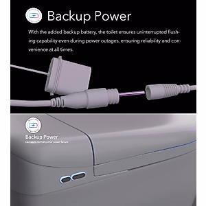 EUROTO Famous Classic 3858 – Upgraded One-Piece Dual Flush Toilet with Integrated Bidet, Auto Open/Close Lid, Heated Seat, Warm Dryer, Night Light, Foot Sensor, and Remote Control – White