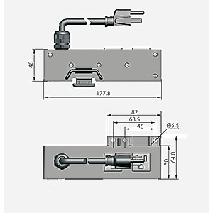 HQRP Multi-Purpose Router Table Power Switch, Dust Control Switch, Power Tool Switch, 15A 125V UL Listed