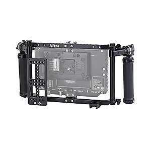 Nitze Director's Monitor Cage with Adjustable Handles for up to 9 Inch LCD Monitor Universal Monitor Cage - JSQ-002