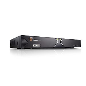 TIGERSECU Super HD 1080P 16 Channel DVR Security Recorder Without Hard Drive, Hybrid 6-in-1 CCTV DVR Recorder Compatible with 2MP and 5MP TVI, AHD, CVI, Analog, RS485 PTZ and IP Cameras