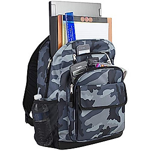 Eastsport Travel Backpack Large Tech Laptop Bag for Work, Gym, Hiking, Midnight Camo