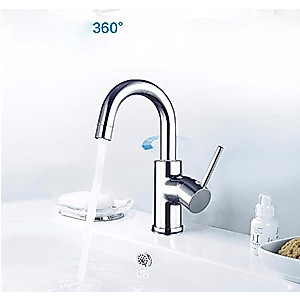 SJQKA-Faucet Single, single hole hot and cold basin faucet, rotary wash basin, washbasin, water tap