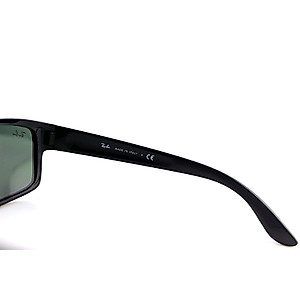 RB4151-601 Sunglasses Black w/Green Lens 59mm