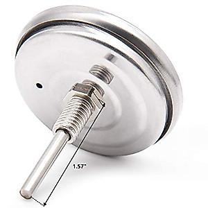 Yiming Grill Thermometer Temperature Gauge Replacement Parts for Chargriller 5050, 5650, Charbroil 463251414, 463250212, Temp Gauge Heat Indicator for Jenn-Air 720-0336, 720-0163 Grill Models.