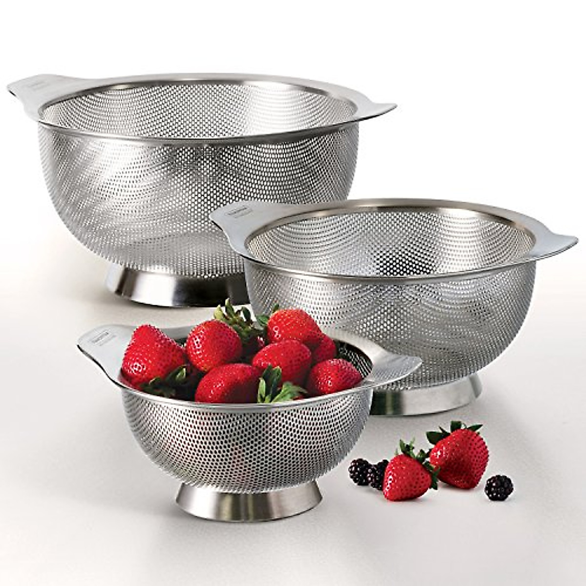 Tramontina Colanders Stainless Steel 3-Pack, 80206/556DS