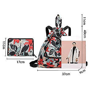 Drawstring Seal Waterproof Folding Sports Fitness Backpack Light Travel Backpack Leather Backpack (Black, One Size)