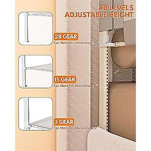 Athradies Bed Rails for Toddlers, 3 PCS Extra Long Toddler Bed Rails for Kids, Height Adjustable Baby Bed Rail Guard, Bed Rails for Full Size Bed