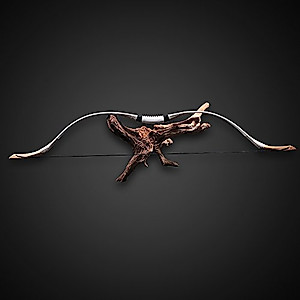 TOPARCHERY Traditional Archery 51" Longbow Hunting Cow Leather Recurve Horsebow Mongolian Bow 20-70LBS