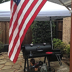 Ibbyee 3 1/8 Inch Smoker Thermometer Gauge for Oklahoma joes Grill Accessories , Pit Grill BBQ Thermometer Gauge Fahrenheit and Heat Stainless Steel Temp Gauge for Oklahoma Joe 1Pcs