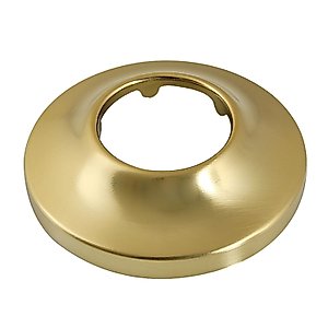 Kingston Brass FL42347 Made to Match 1-1/4 in. ID x 2-3/4 in. OD Flange, 2-3/4'' (L) x 11/16'' (W) x 2-3/4'' (H), Brushed Brass