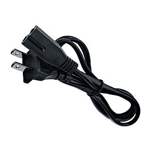 UpBright 2 Pin AC Power Cord Cable Compatible with Sony CFD Series CD Boombox Blu-Ray Player CFD-G30 CFD-G35 CFD-G50 CFD-G300 CFD-G505 CFD-G55 CFD-G70 CFD-G700 CFD-S300 CFD-S32 CFD-S33 CFD S34 250