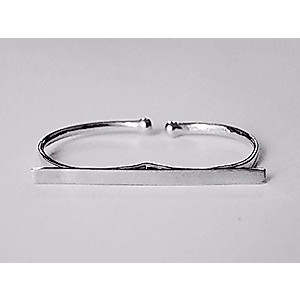 SOVATS Double Finger Band Ring for Women 925 Sterling Silver Rhodium Plated - Simple, Stylish &Trendy Nickel Free Ring Adjustable Size