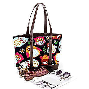 TFCOCFT Purses for Women, Tote Bag, Bags for Women, Womens Handbags, abstract colorful bird leaves pattern