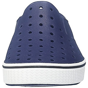 Native Shoes, Miles, Kids Shoe, Regatta Blue/Shell White, 3 M US Little Kid