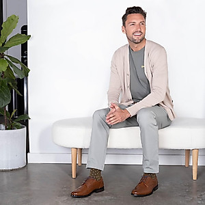 DOCKERS Mens Garfield Dress Cap Toe Oxford Shoe - Wide Widths Available, Tan, 8 M