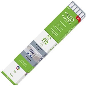 Feit 3925138 Plug & Play T12 47.4 in. G13 Linear LED Bulb Cool White - 40W Equivalence - Pack of 10