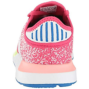 adidas Swift Essential Sneaker, Black/White/Signal Green, 6 US Unisex Big Kid