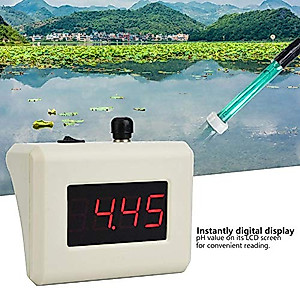 Digital Meter -025M Online Meter Water Quality Monitor Instantly Digital Display 24 Hours Continuously Work Resolution with Electrode Probe BNC US 110V