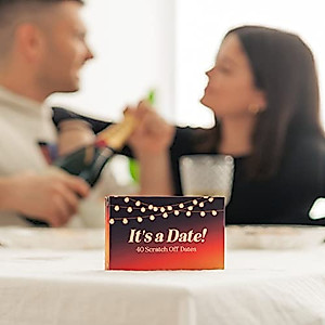 It's a Date!™ - 40 Fun and Romantic Scratch Off Date Night Ideas for Him, Her, Girlfriend, Boyfriend, Wife, or Husband, Perfect for Date Night, Special Couples Gift for Valentine's Day, Anniversaries, Birthdays, and more! (2nd Edition)
