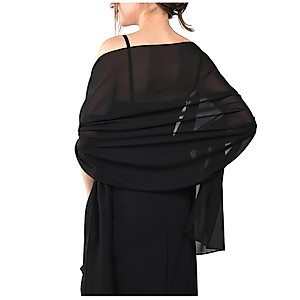 FURTALK Womens Soft Chiffon Shawls and Wrps For Evening Dresses Wedding Bridal Elegant Scarves