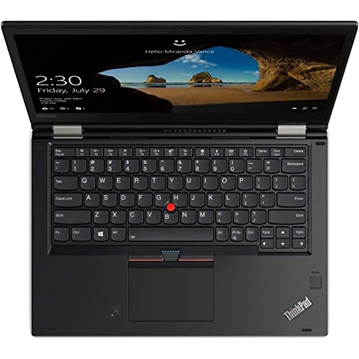 Lenovo ThinkPad X380 Yoga 2-in-1 Laptop, 13.3" FHD (1920x1080) Touchscreen, Intel Core i7-8650U, 16GB DDR4, 256 GB SSD, Fingerprint Reader, Backlit Keyboard, Windows 10 Pro (Renewed)