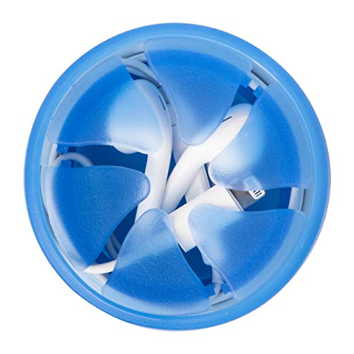 Digital Innovations The Nest – Tangle-Free Earphone / Earbud Case, Durable and Compact Storage System, Blue