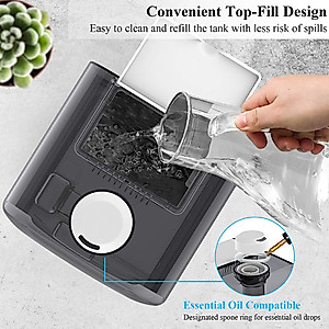 KNGUVTH Cool Mist Humidifier, Quiet Humidifiers for Home Bedroom Babies, 4.5L Top Fill Mist Large Humidifier Ultrasonic Air Humidifier, Works Up to 30 Hours, Adjustable Mist Levels, Auto Shut-Off