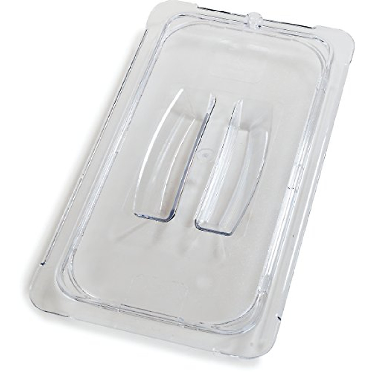 Carlisle FoodService Products 10270U07 StorPlus Third Size Polycarbonate Universal Handled Food Pan Lid, Clear