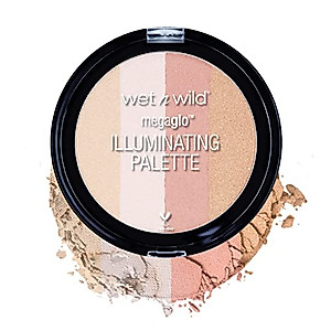 Blush Palette By Wet n Wild MegaGlo Illuminating Blush Makeup Powder Palette, Catwalk Pink, Highlighter Face Make Up