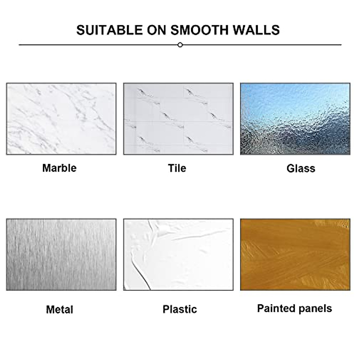 PMIIO Self Adhesive Broom Hanger Gripper, SUS304 Stainless Steel, 4 Pack Wall Mounted Heavy Duty with Hooks Hanger, for Bathroom, Kitchen, Garage Laundry Room Storage - Silver