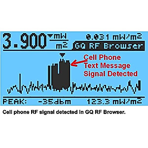 EMF Meter,Advanced GQ EMF-390 Multi-Field Electromagnetic Radiation 3-in-1 EMF ELF RF meter, 5G Cell Tower Smart meter Wifi Signal Detector RF up to 10GHz with Data Logger and 2.5Ghz Spectrum Analyzer