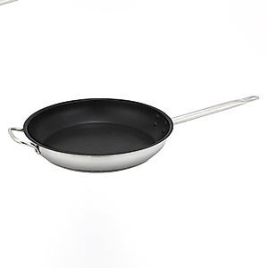 Winware SSFP-14NS FryPanSS, 14 Inch, Stainless Steel