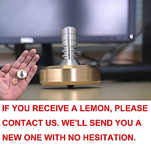 DjuiinoStar High Performance Spinning Top, Spins Forever (10 Minutes is Just A Piece of Cake for Skilled Adults), High End EDC Desktop Toy DST-808