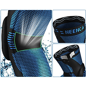 NEENCA Plus Size Knee Brace for Knee Pain, Knee Support with Side Stabilizers & Patella Gel Pad, Knee Compression Sleeve for Meniscus Tear, Arthritis Joint Pain Relief, ACL, PCL, All Sports. Plus Size