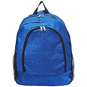 NGIL Canvas School Backpack (Glitter-Royal)