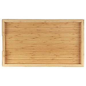 BambooMN Jenn Air Bamboo Range Burner Cover/Cutting Board, New Vertical Cut, Large (20.5"x12"x1.57")