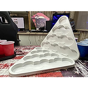 2-in-1 Cornhole & Pong Table - for College, Tailgate, Parties | Includes - 8FtPong Table, Cornhole Board Set 4x2Ft, (8) Cornhole Bags (22) Cups (6) Pong Balls & (2) Racks (Pong Racks)