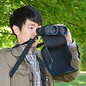 Carson BinoArmor Deluxe Easy-Access Magnetic Binocular Case (BA-07) , Black