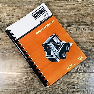 J I Case 1818 Uni-Loader Skid Steer Operators Owners Manual 9-11440 Controls