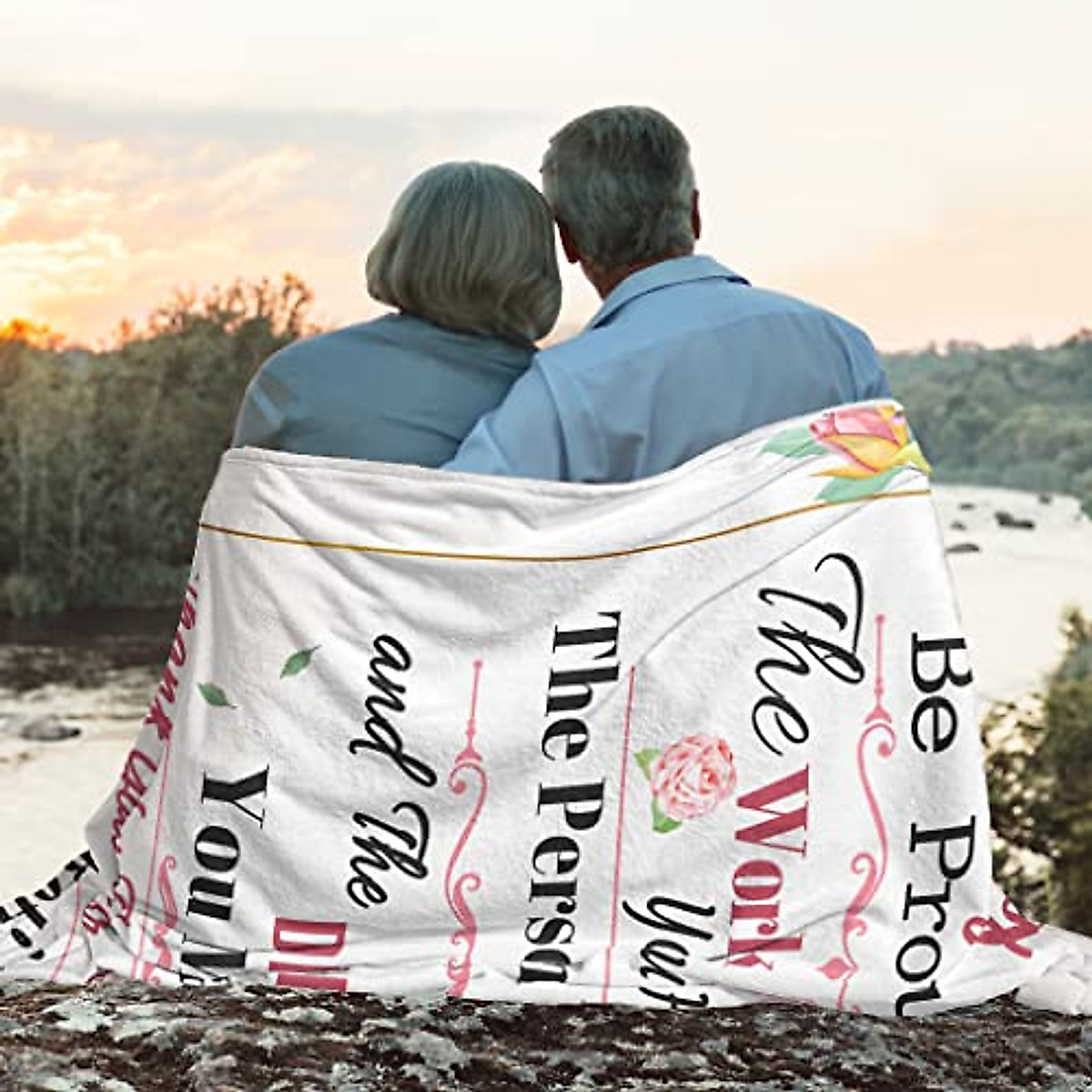 TBUWHZU Retirement Gifts for Women, Happy Retirement Gift Blanket, Funny Retired Gifts for Coworkers Women, Goodbye Gifts, Going Away Gift for Coworkers, Coworker Leaving Gift Blanket,60x50in