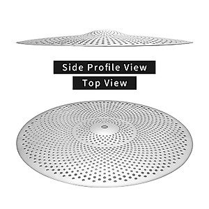 Low Volume Cymbal Pack Silver Mute Cymbal 14"/16"/18"/20" 5 Pieces Drum Cymbal Set