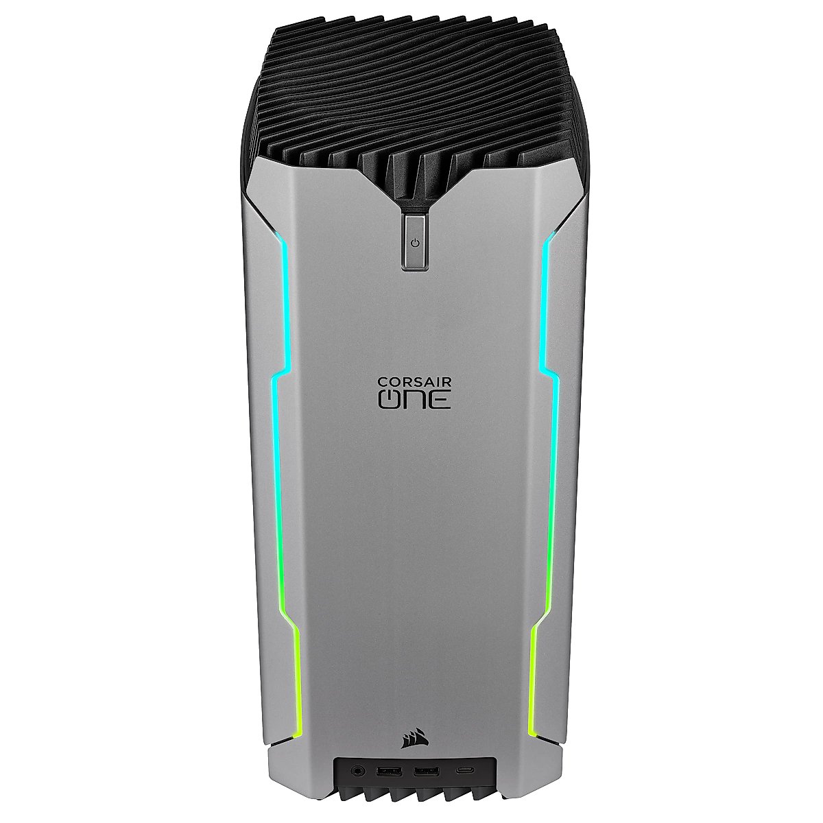 Corsair ONE PRO a200 Compact Workstation-Class PC - AMD Ryzen™ 9 5950X CPU - NVIDIA® GeForce RTX™ 3080 Graphics - 64GB Vengeance LPX DDR4 Memory, 2TB, Windows 10 Pro,Bright Silver