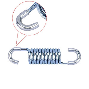 JIALIA GUPO 2-1/4inch(8Pcs) Protective Coated Replacement Furniture Tension Springs for Recliner Sofa Bed, Metallic (TH-2-1/4(2.3))