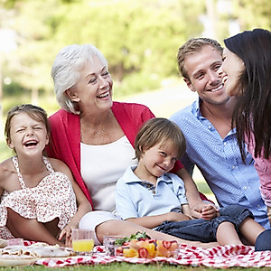 AnalysisyLove Four Generations Necklace for Great Grandma Gifts, Sterling Silver 4 Circle Infinity Necklaces for Women, Mom Gift, Mothers Day Jewelry, Grandmother Birthday Gifts from Grandchildren