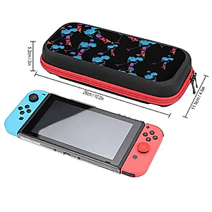 Hockey Carrying Storage Cases for Nintendo Switch Protective Portable Hard Shell Pouch Carrying Travel Game Bag